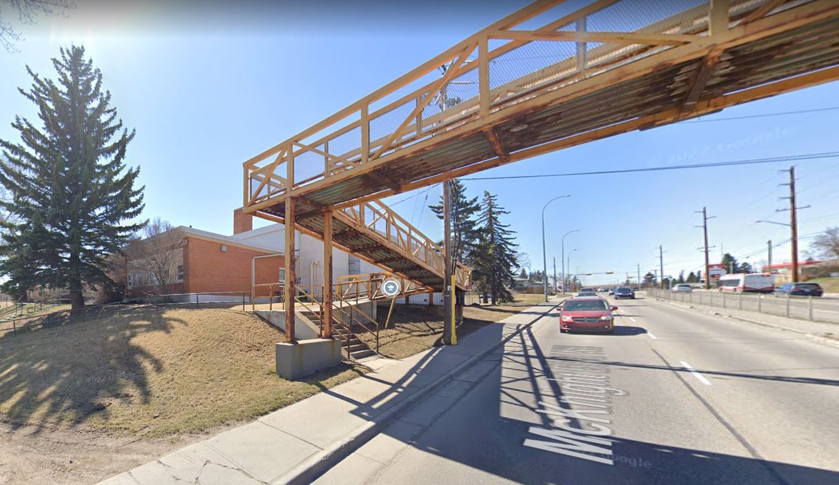 McKnight Blvd. Pedestrian Bridge Project - via City of Calgary