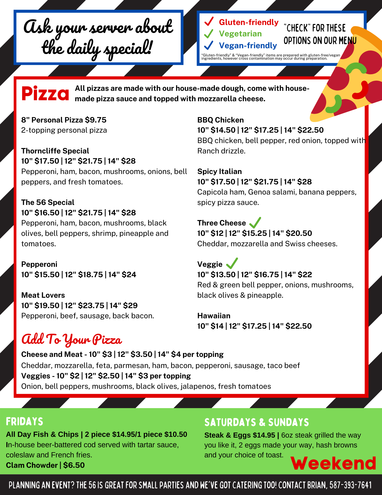 The 56- Menus – tgcacalgary.com