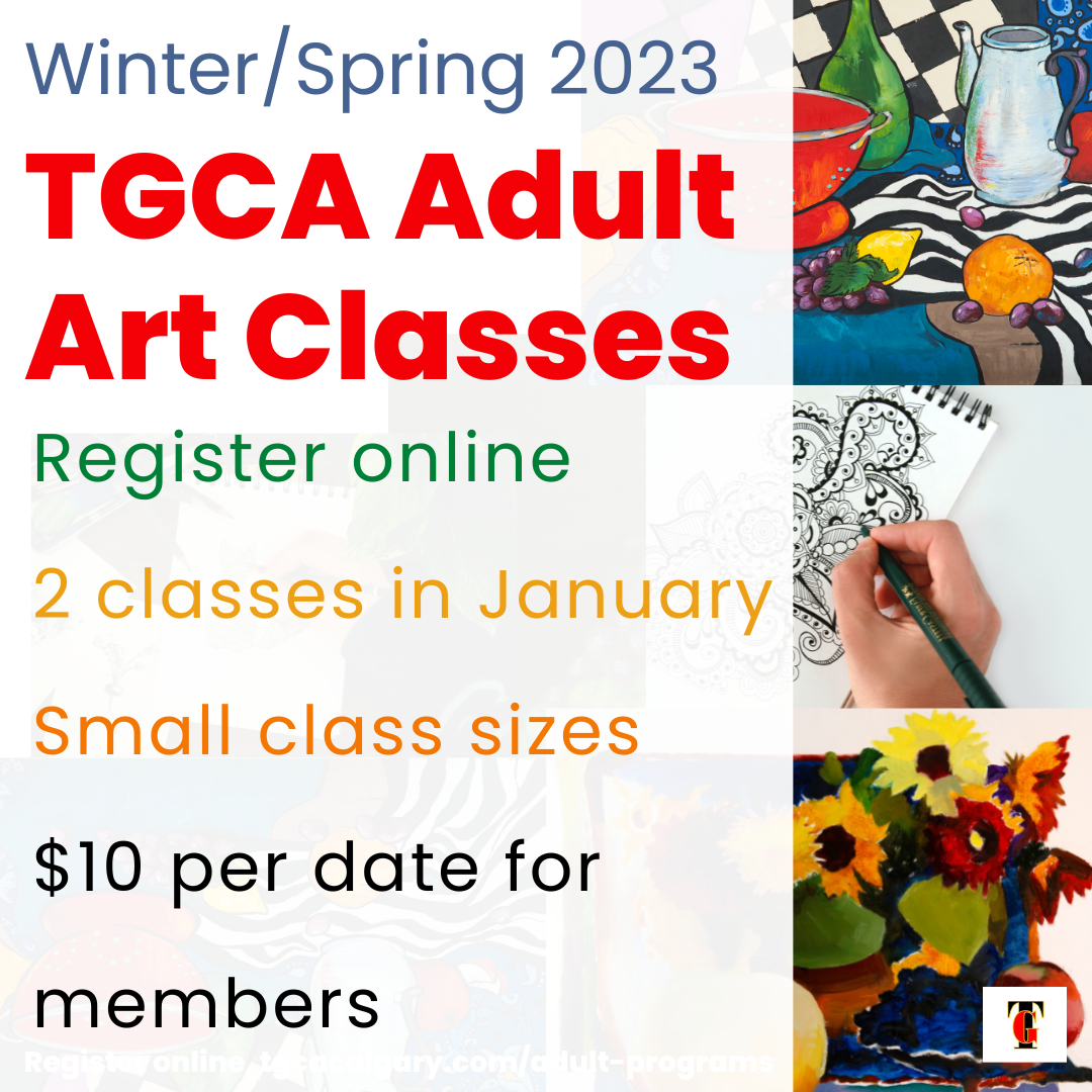 Adult art classes return in 2023!