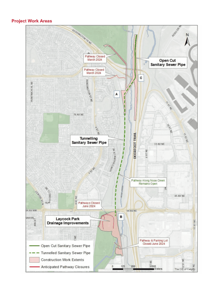 Construction notice: Nose Creek Sanitary Sewer Trunk