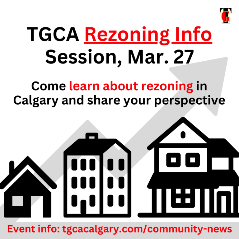TGCA Rezoning Info Session, Mar. 27