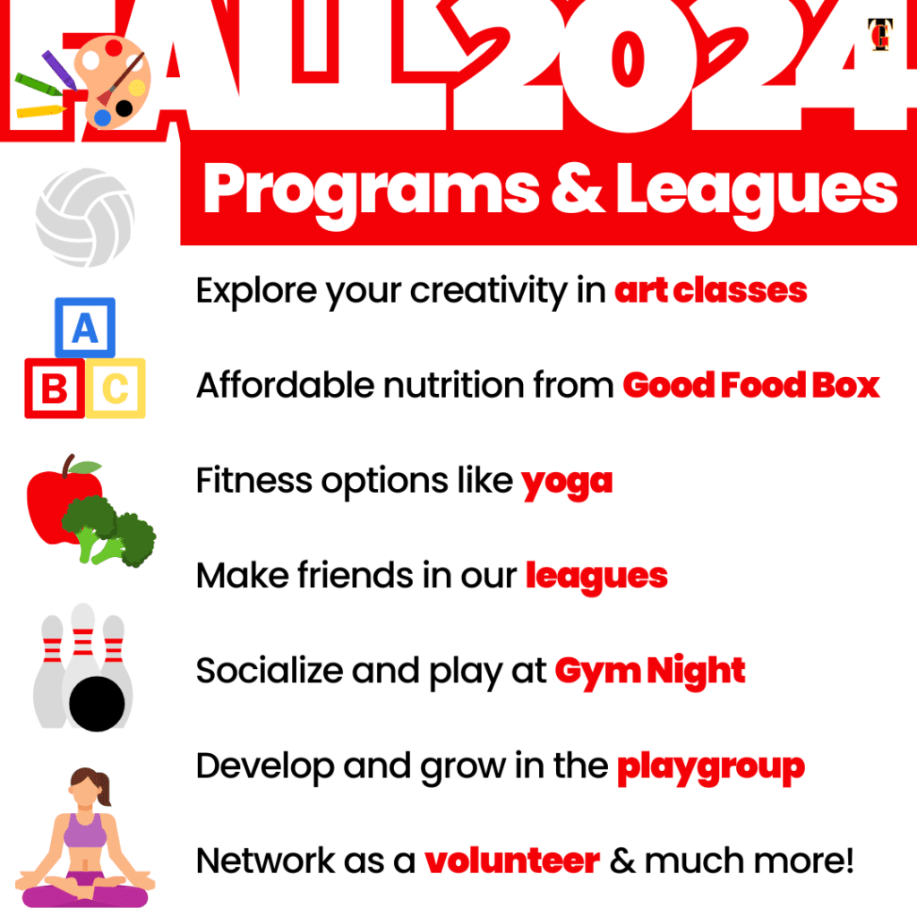 Fall 2024 Programs & Leagues at the TGCA