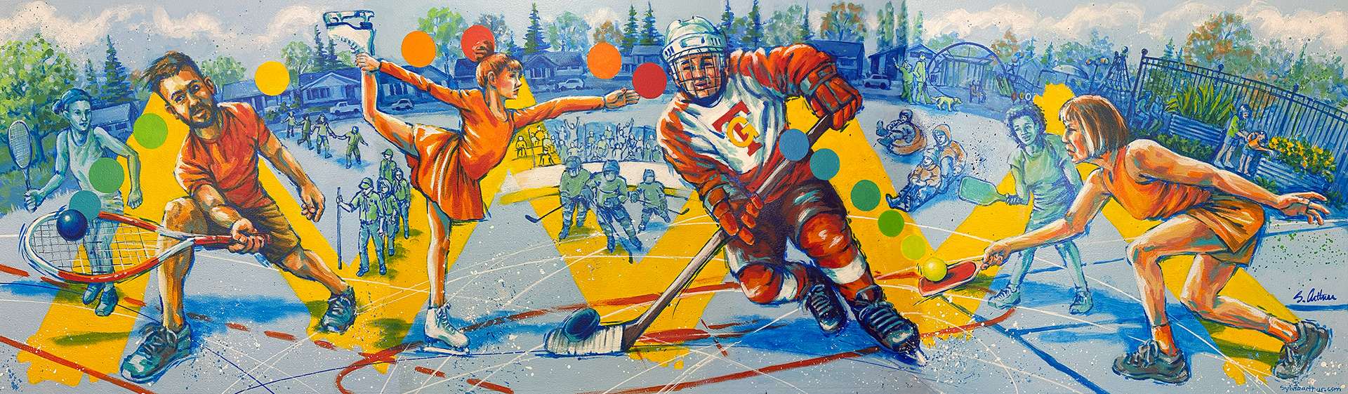 Vibrant new mural at the TGCA